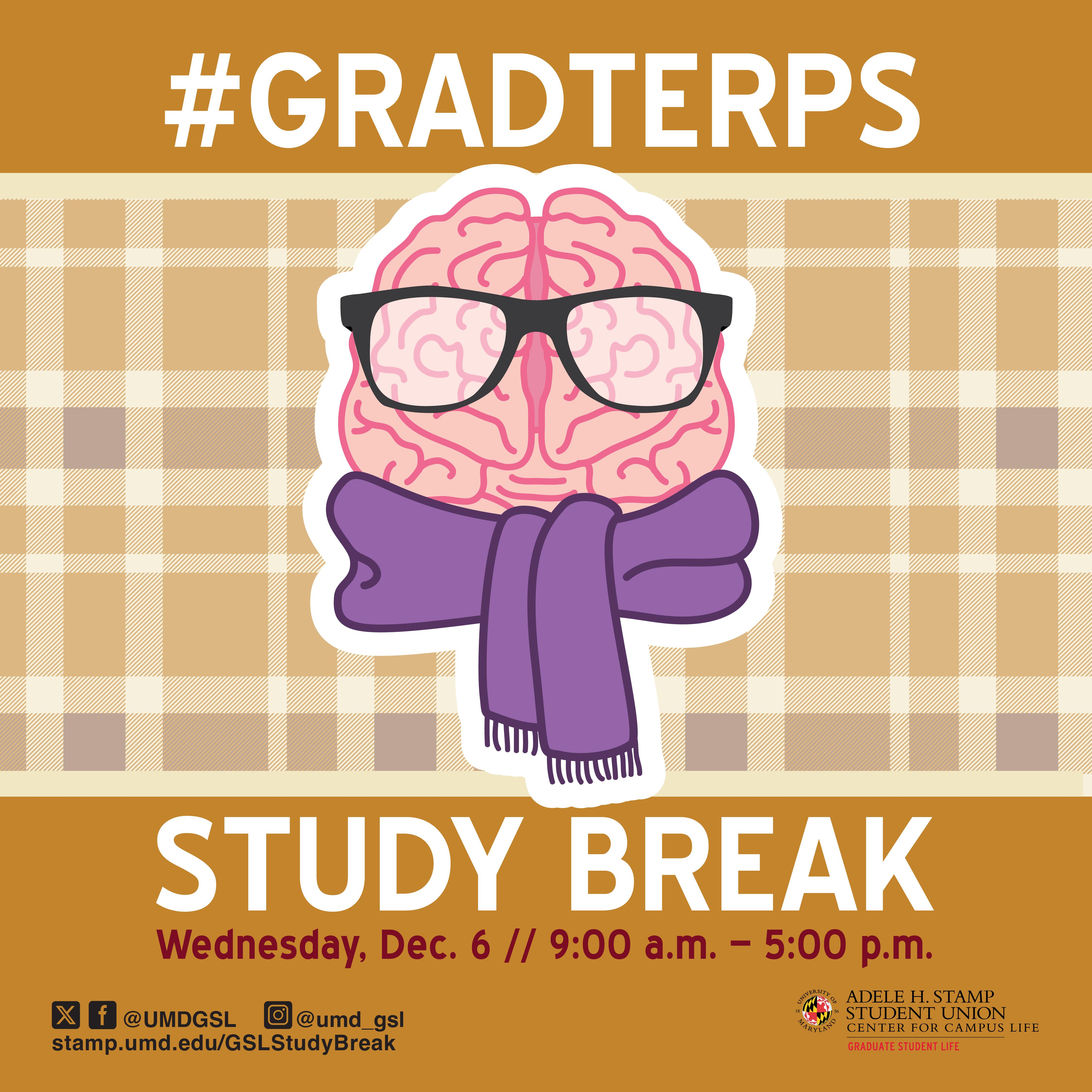 GradTerps Study Break | Adele H. Stamp Student Union